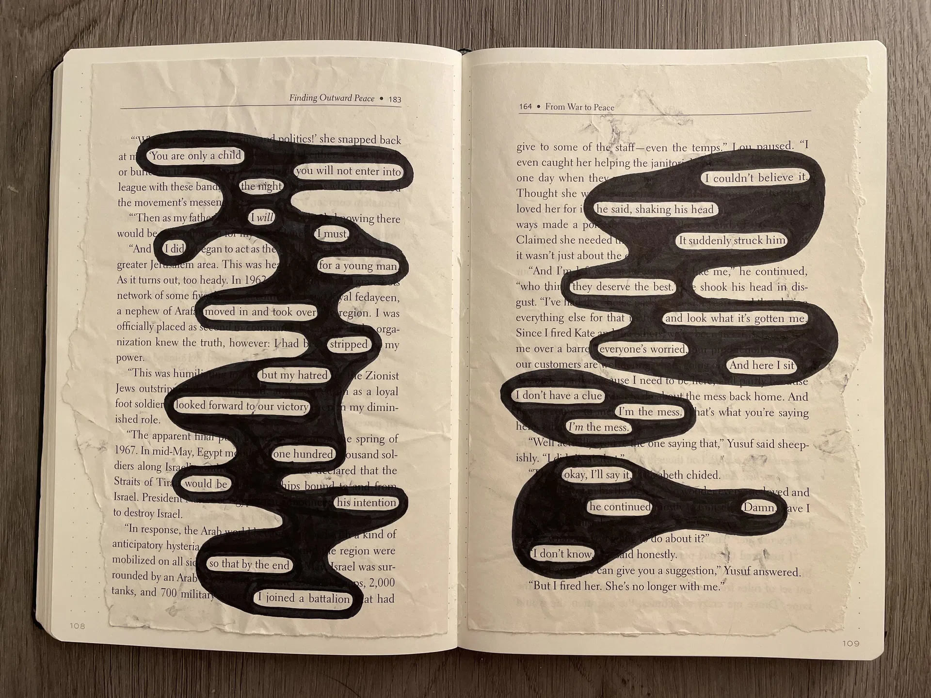Blackout Poetry - Scugog Council for the Arts